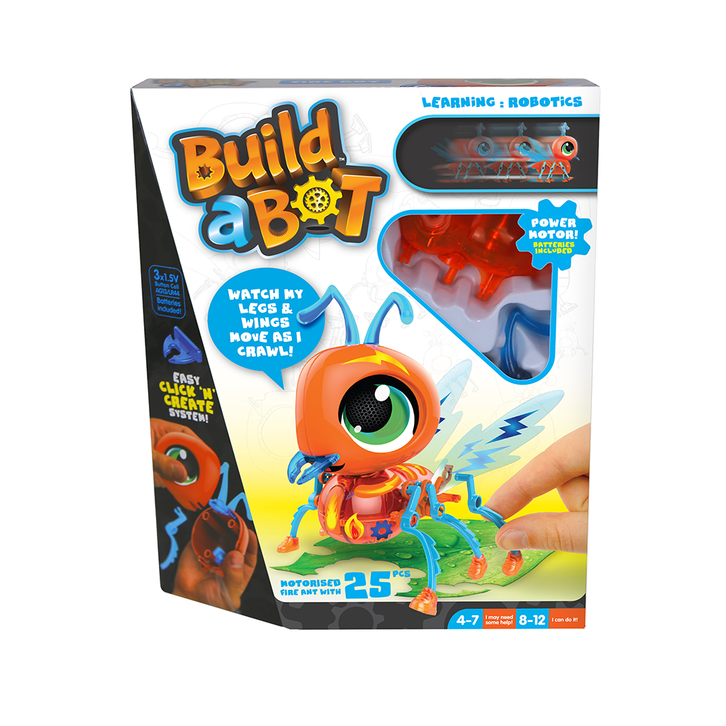 Build a Bot Bugs Assortment - Fire Ant - Toy Dubai (Toys MENA LLC)