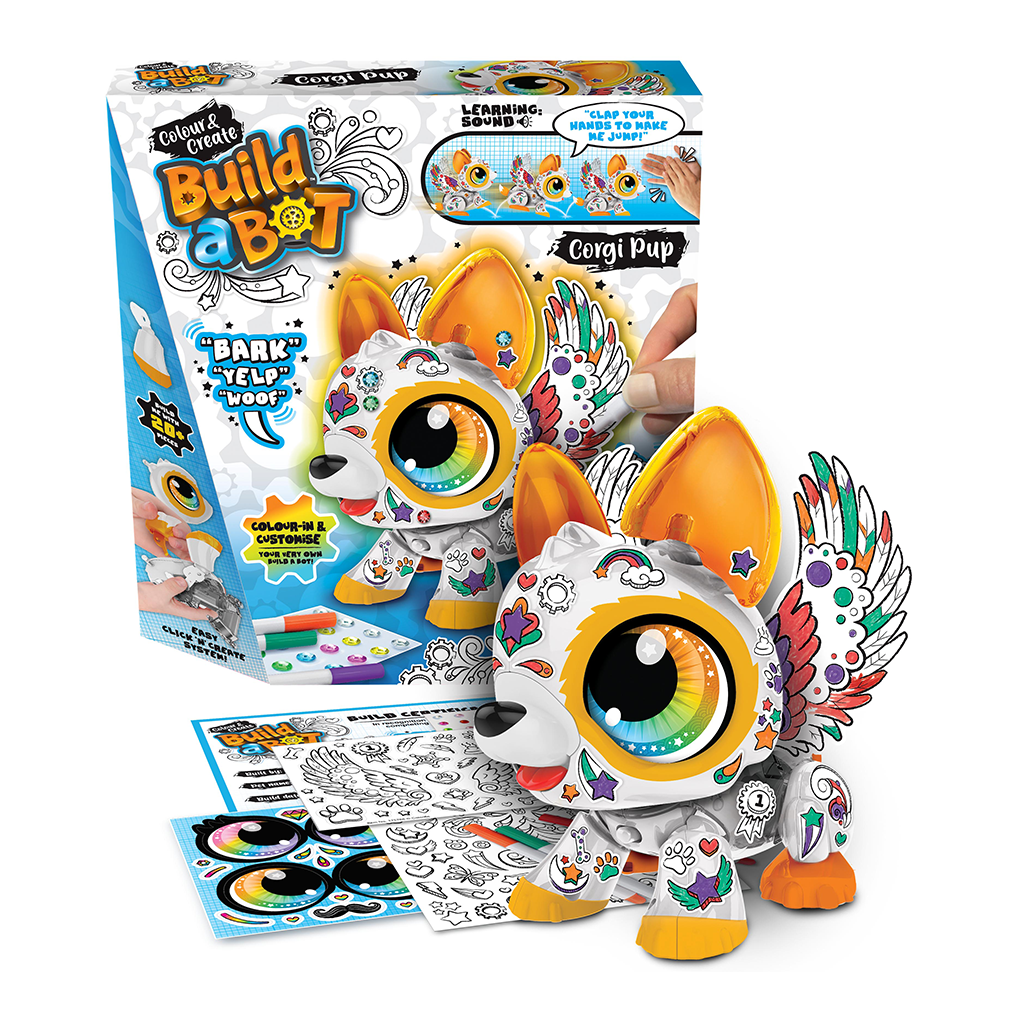 Build a Bot Colour & Create - Corgi Pup - Toy Dubai (Toys MENA LLC)
