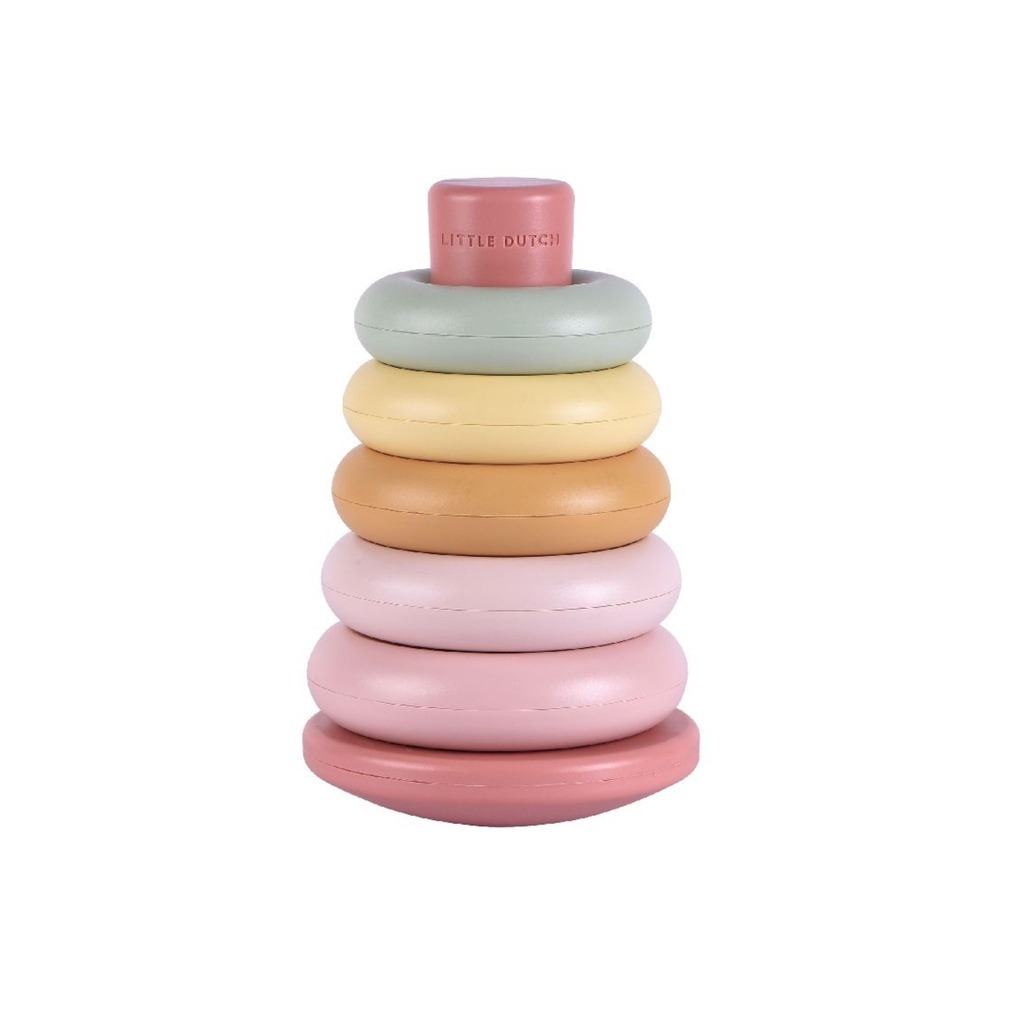 Little Dutch - Stacking Rings Pink - Toy Dubai (Toys MENA LLC)