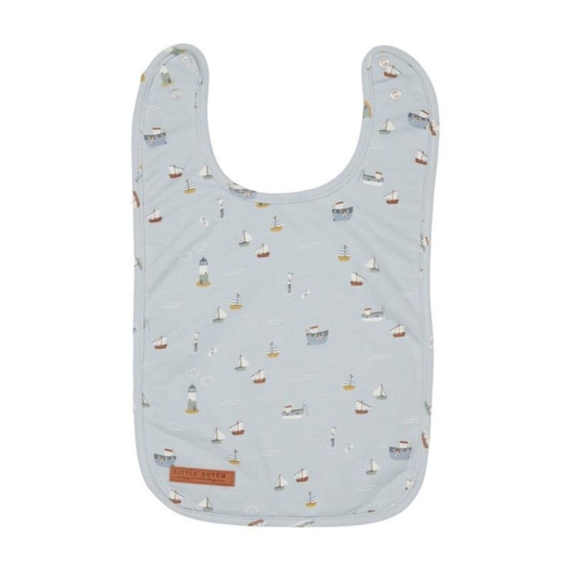 Little Dutch - Bib Sailors Bay Blue - Toy Dubai (Toys MENA LLC)