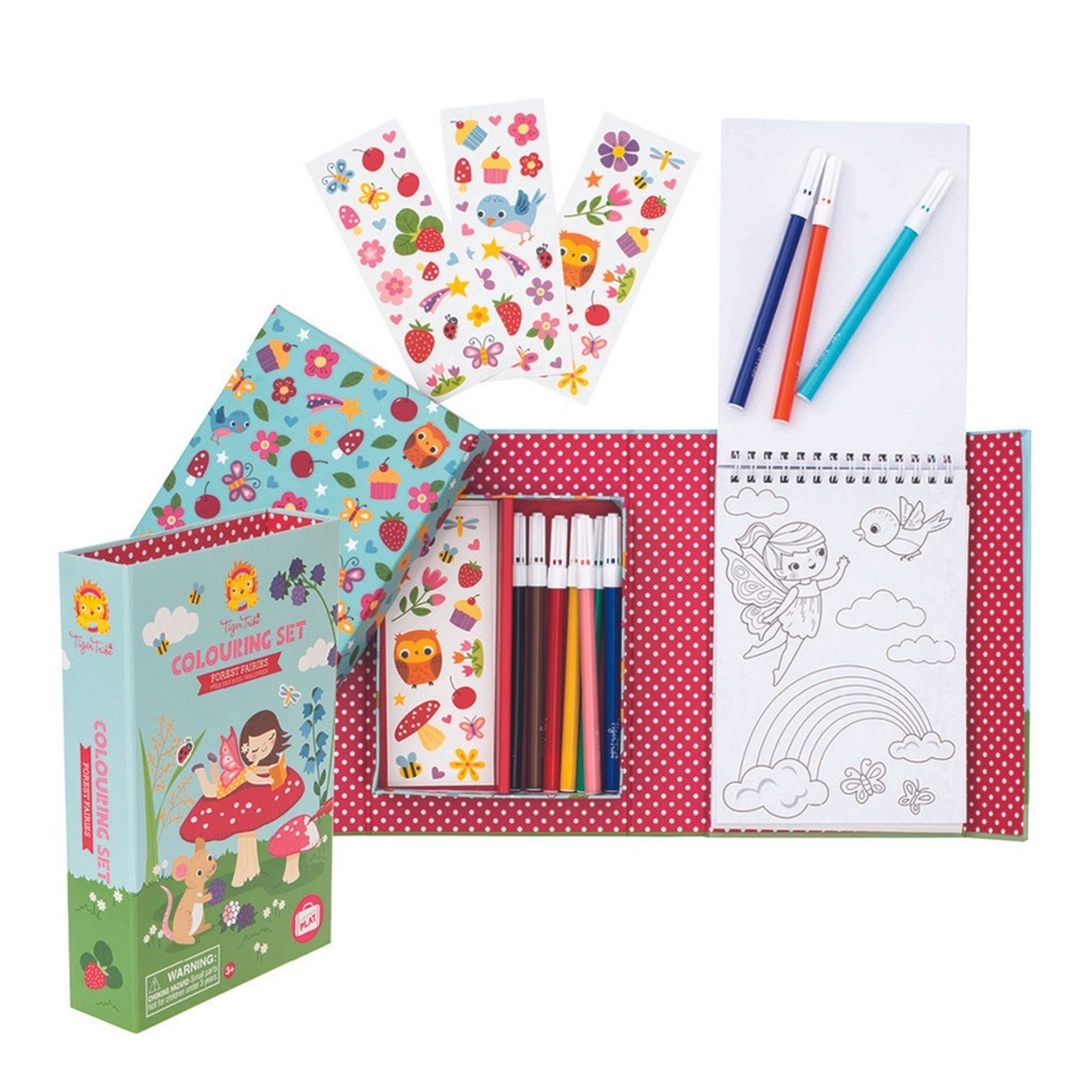 Tiger Tribe - Colouring Set - Forest Fairies - Toy Dubai (Toys MENA LLC)