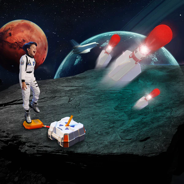 Discovery Mindblown Stomp Launcher Rockets Space Race Blast Off - Toy ...