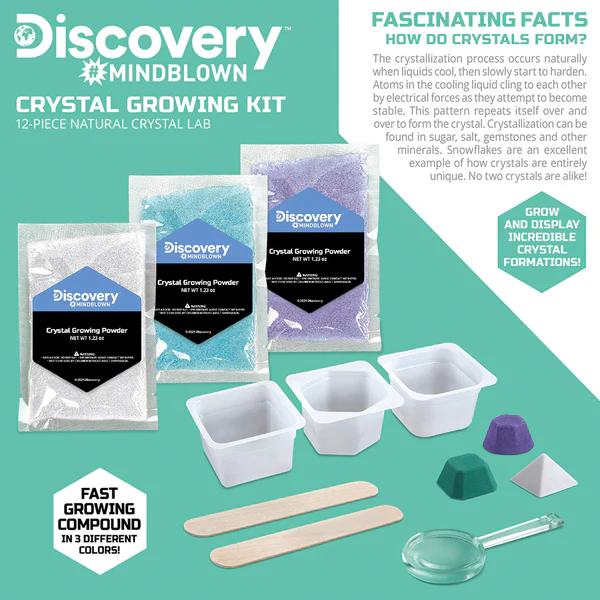 Discovery Mindblown 12-Piece Lab Crystal Growing Kit - Toy Dubai (Toys ...