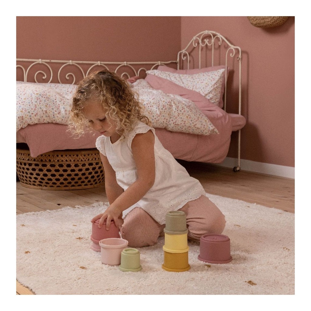 Little Dutch - Stacking Cups Pink - Toy Dubai (Toys MENA LLC)