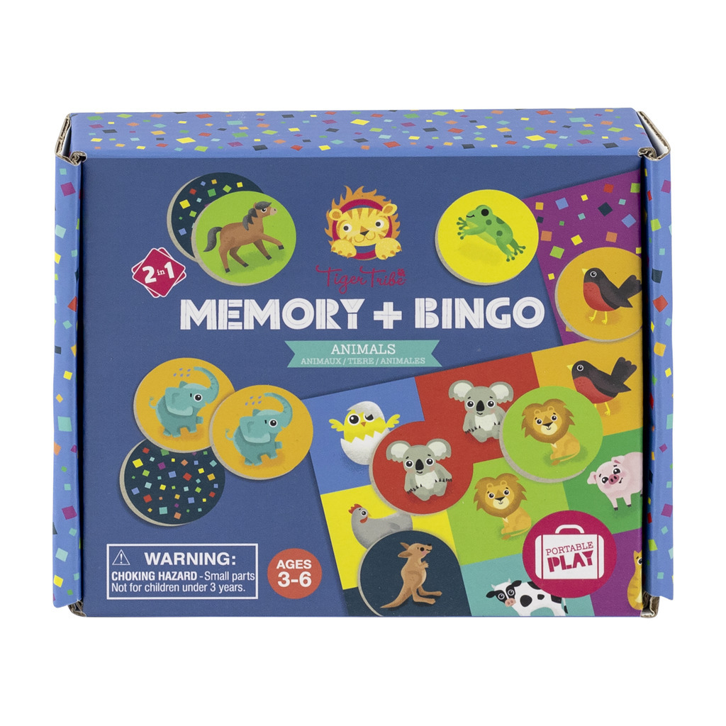 Tiger Tribe - Memory + Bingo Games - Animals - Toy Dubai (Toys MENA LLC)