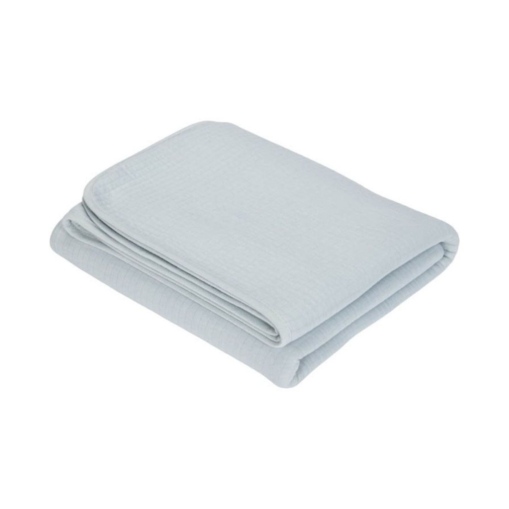 Little Dutch - Cot Summer Blanket Pure Soft Blue - Toy Dubai (Toys MENA ...