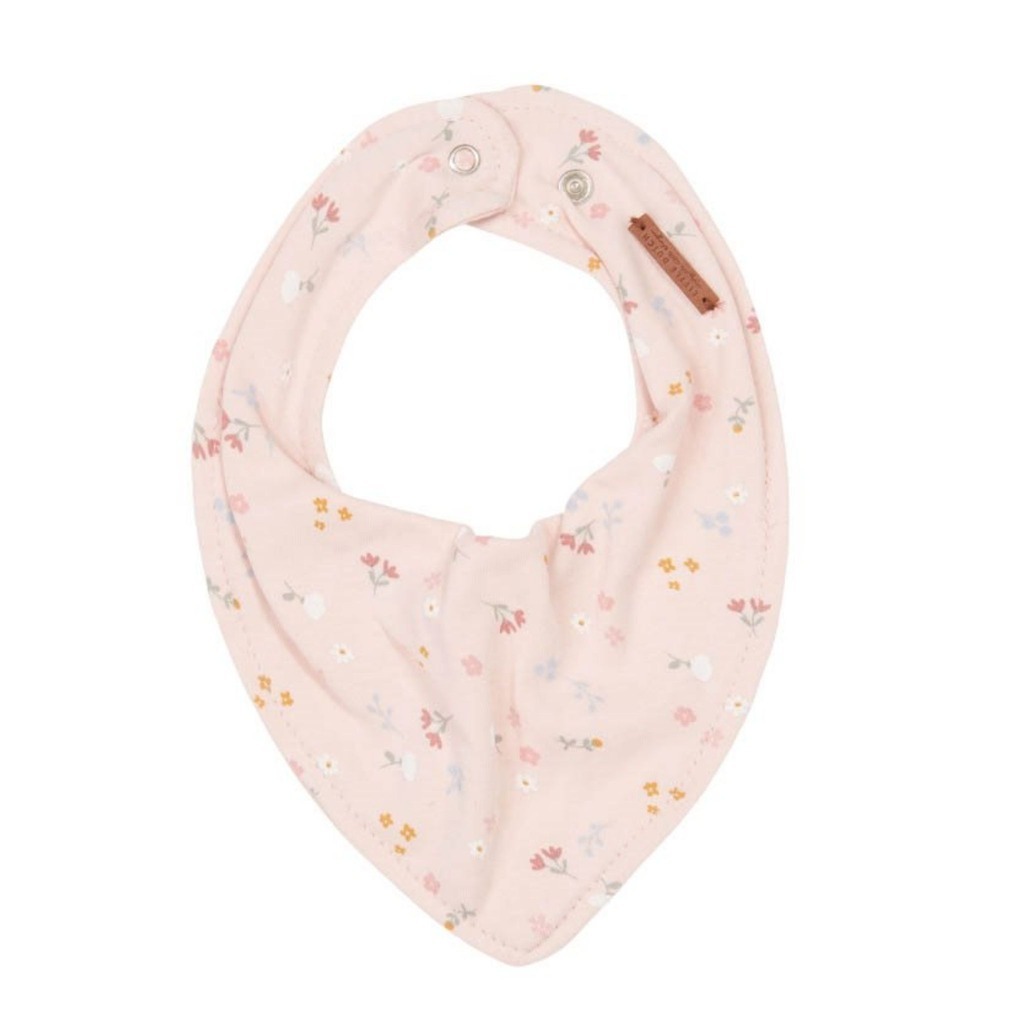 Little Dutch - Bandana Bib Little Pink Flowers - Toy Dubai (Toys MENA LLC)