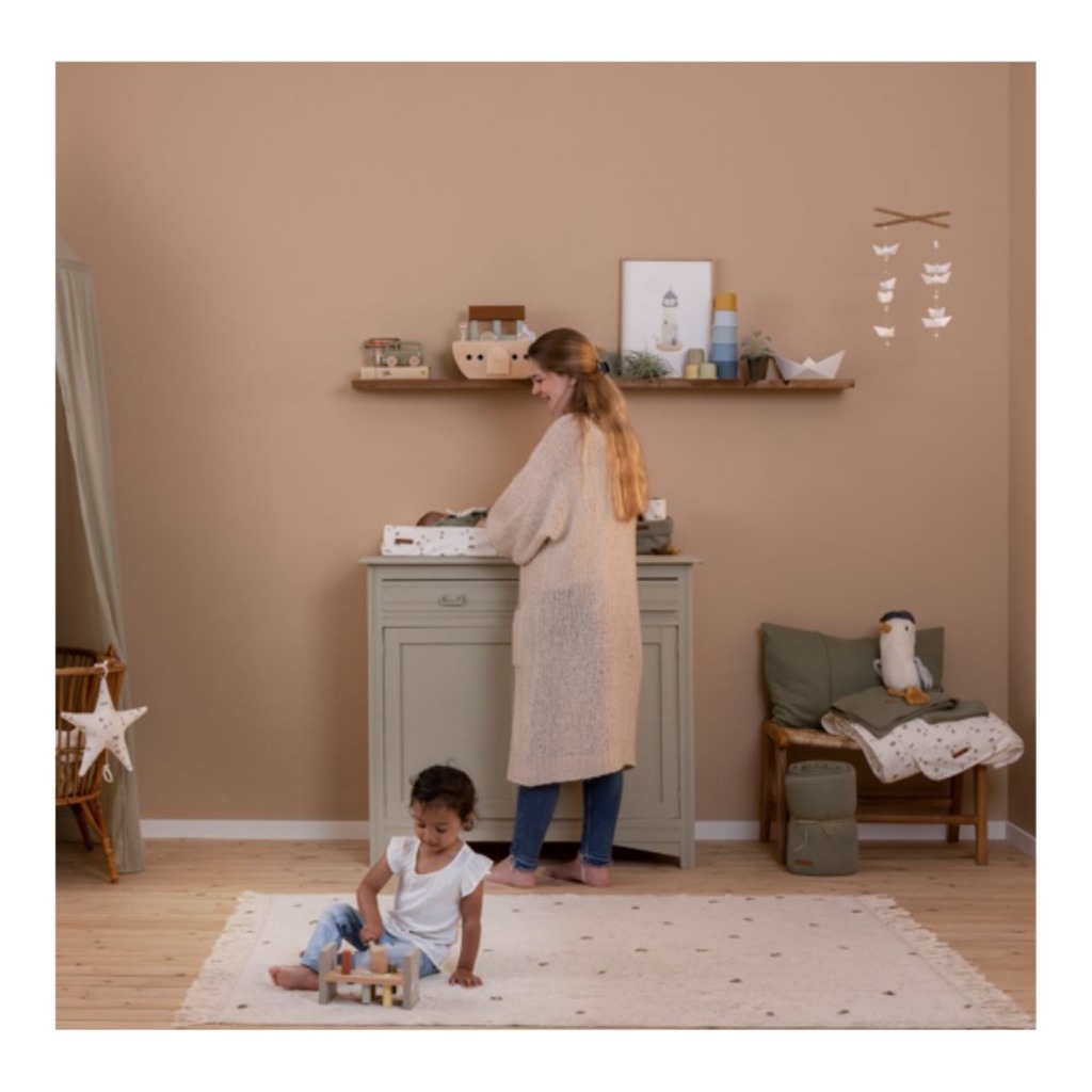 Little Dutch - Bib Sailors Bay White - Toy Dubai (Toys MENA LLC)