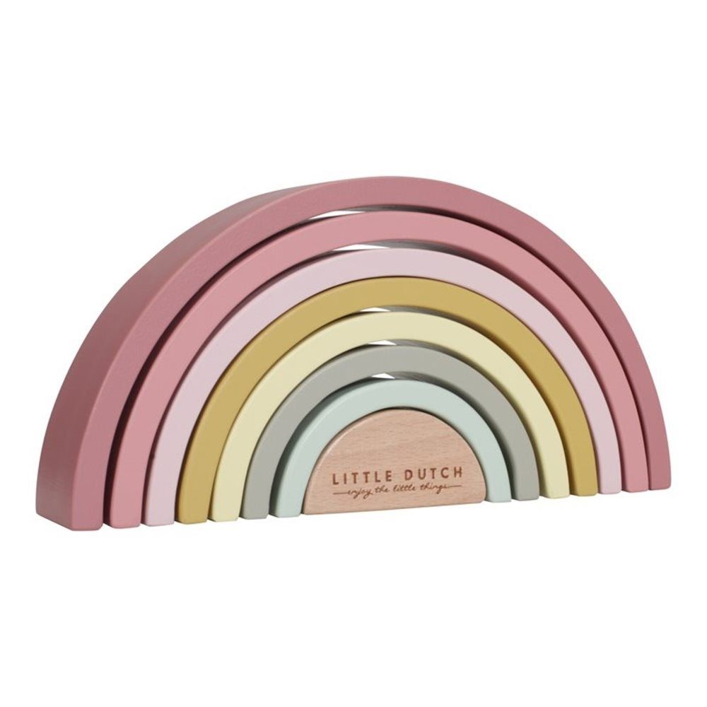 Little Dutch - Wooden Toy Rainbow Pink - Toy Dubai (Toys MENA LLC)