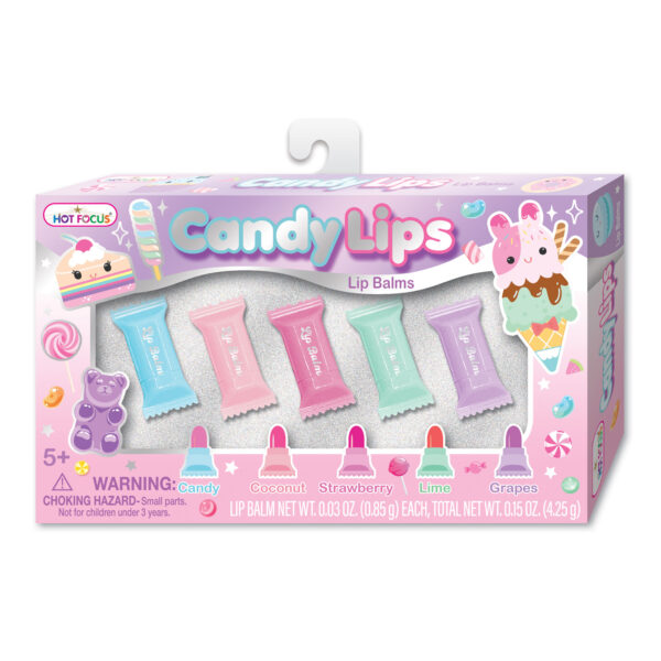 Hot Focus Sweet Kisses Candy Lips Lip Balm Set - Toy Dubai (Toys MENA LLC)