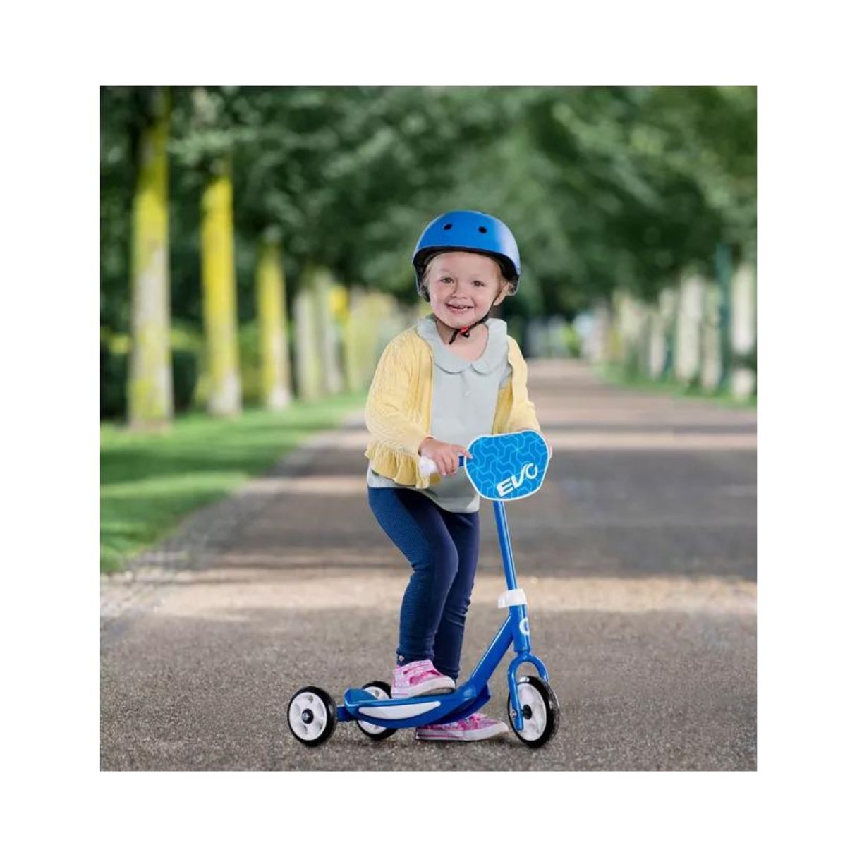 Evo Tri Wheel Scooter – Blue - Toy Dubai (Toys MENA LLC)