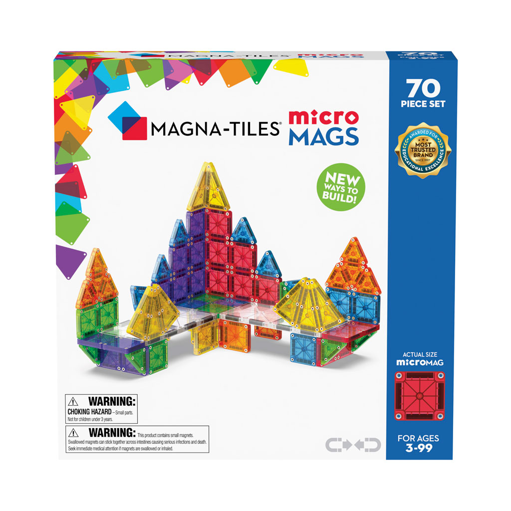 MAGNA-TILES® MicroMAGS 70 Piece Deluxe Set - Toy Dubai (Toys MENA LLC)