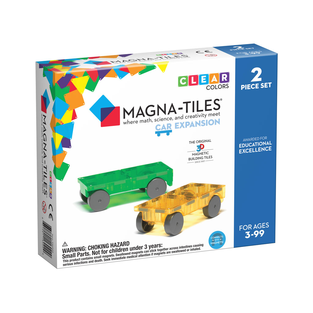 MAGNA-TILES® Cars 2 Piece Expansion Set - Toy Dubai (Toys MENA LLC)