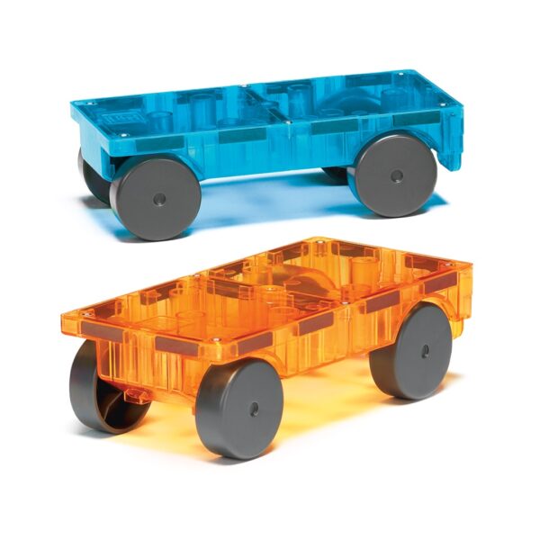 MAGNA-TILES® Cars 2 Piece Expansion Set BLUE & ORANGE - Toy Dubai (Toys ...