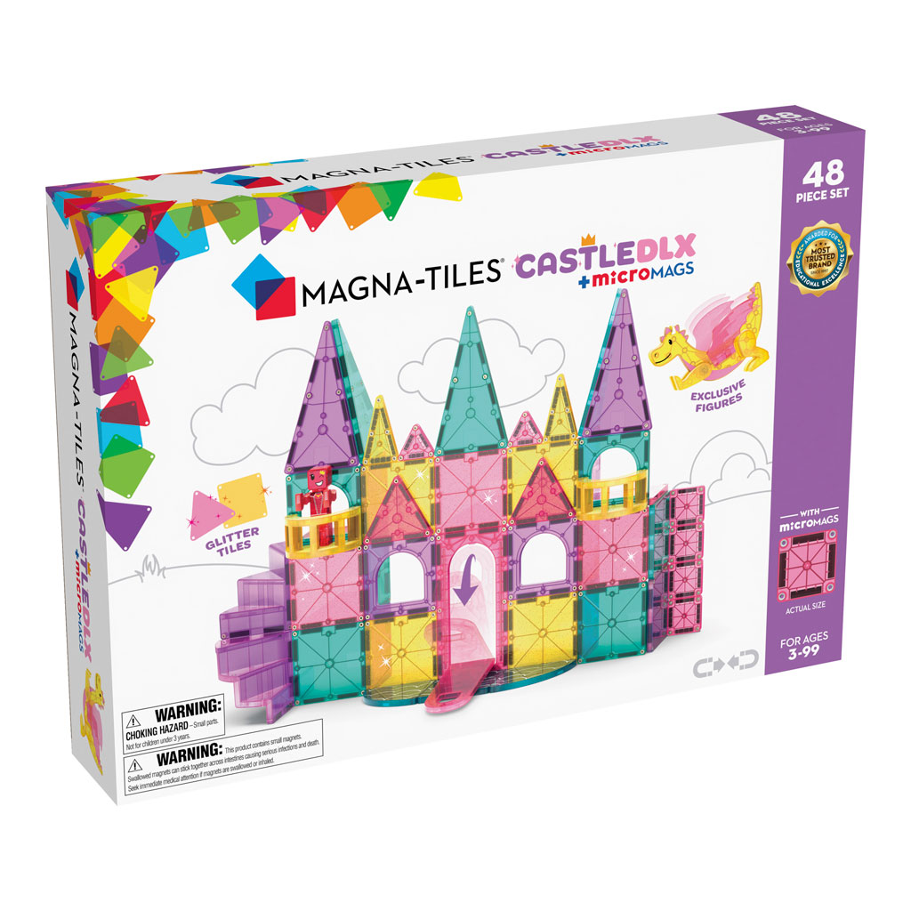 MAGNA-TILES® Castle DLX 48 Piece Set - Toy Dubai (Toys MENA LLC)